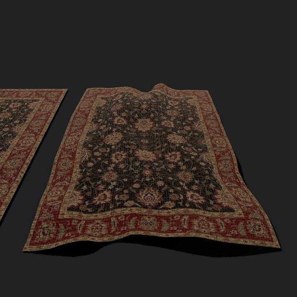 3D style flower tapestry model - TurboSquid 1690554
