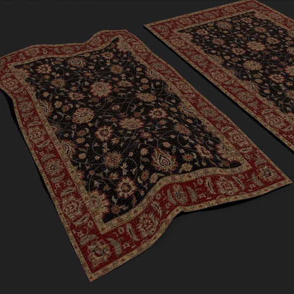3D style flower tapestry model - TurboSquid 1690554