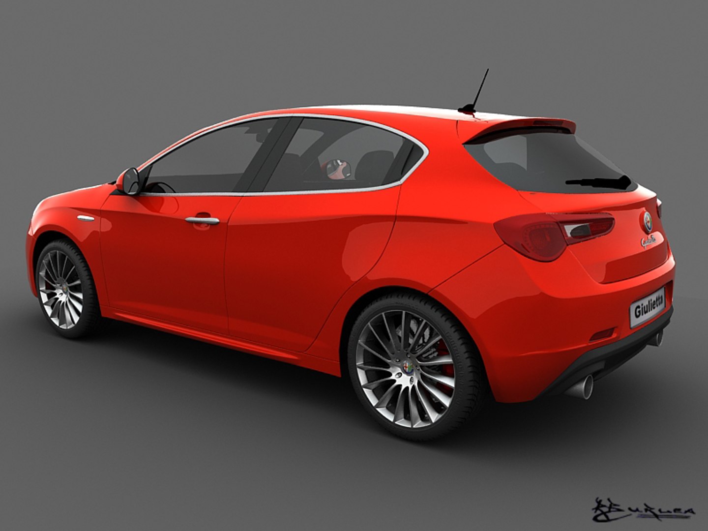 3d model giulietta 2011