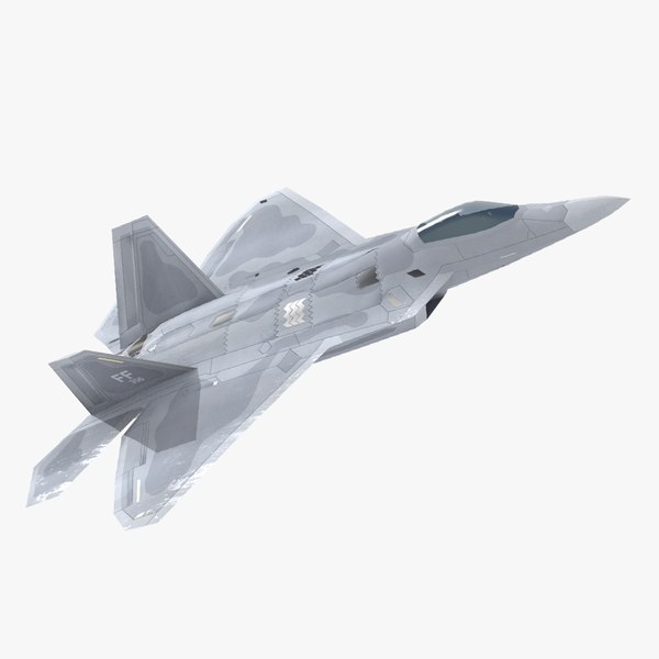 Lockheed Martin F-22 Raptor 3D Models for Download | TurboSquid