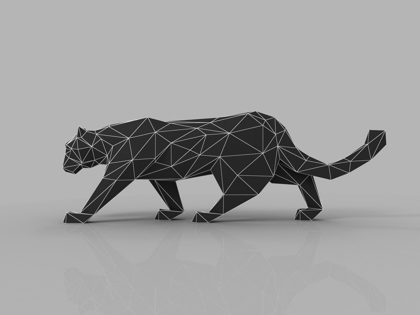 3D Model Geometric Leopard - TurboSquid 1221514