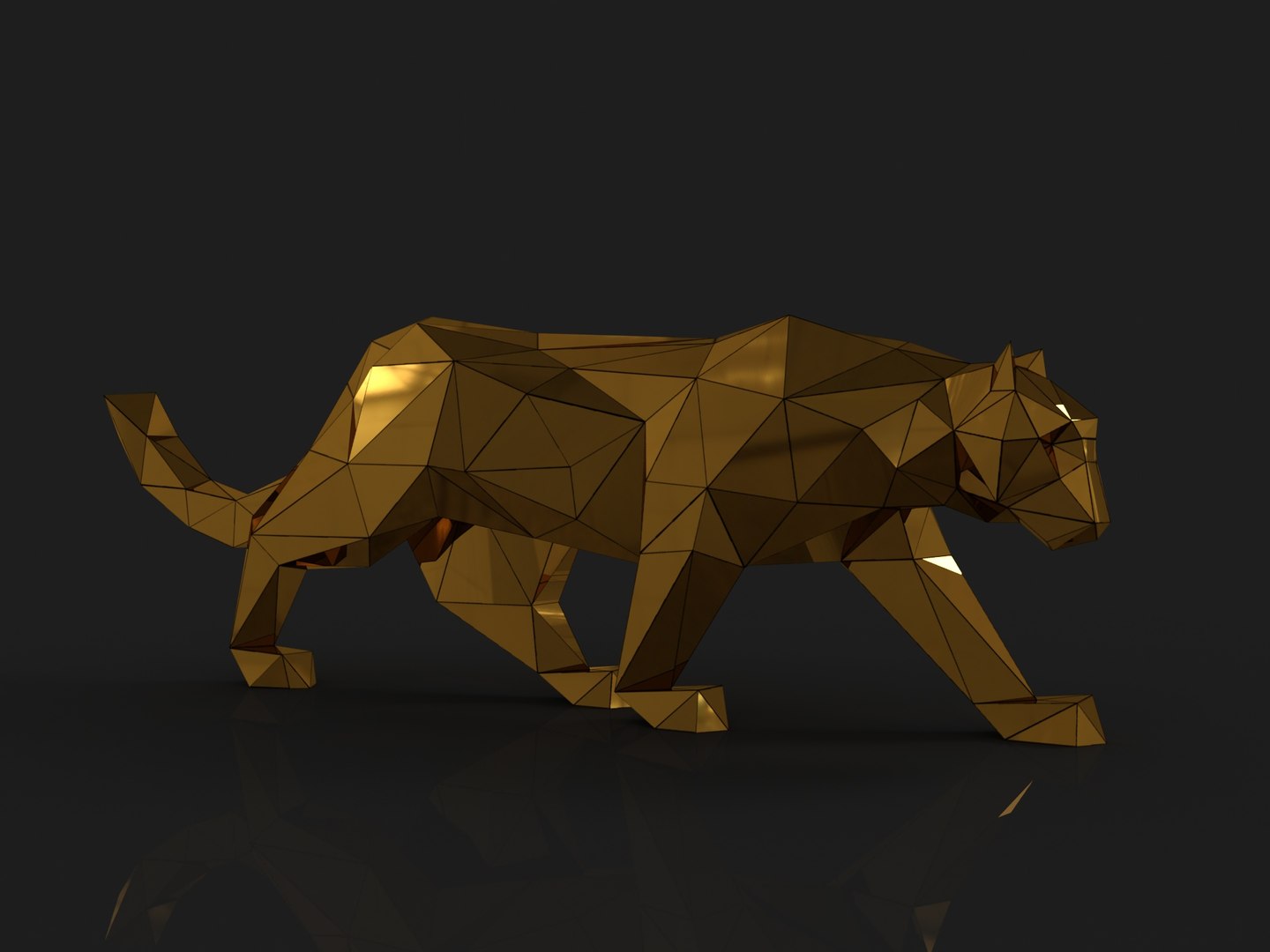 3D Model Geometric Leopard - TurboSquid 1221514