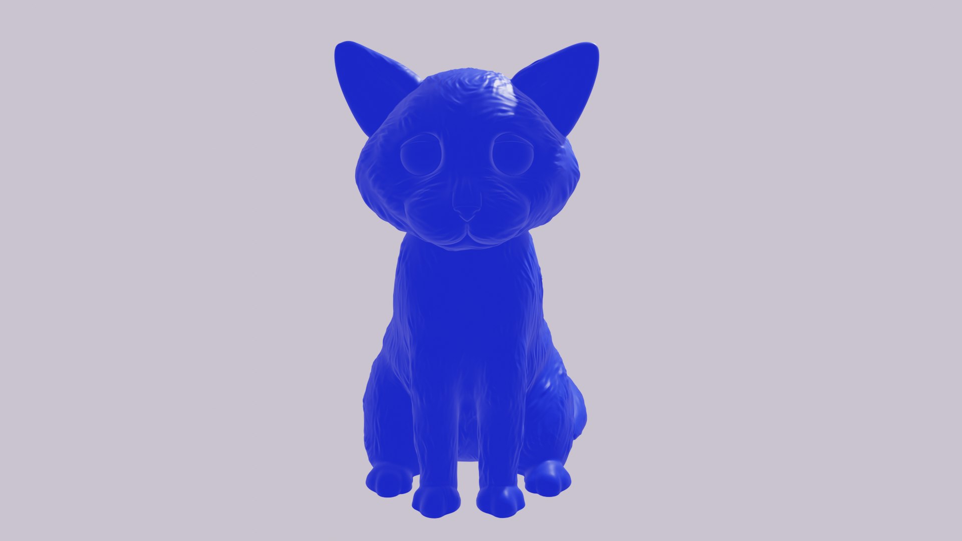 Sitting Cat Model - TurboSquid 1967149