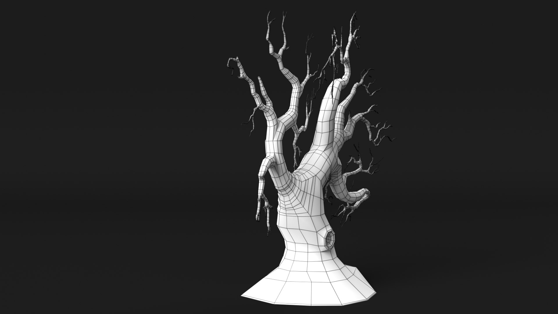 3D Model Spooky Tree 5 - TurboSquid 1944429