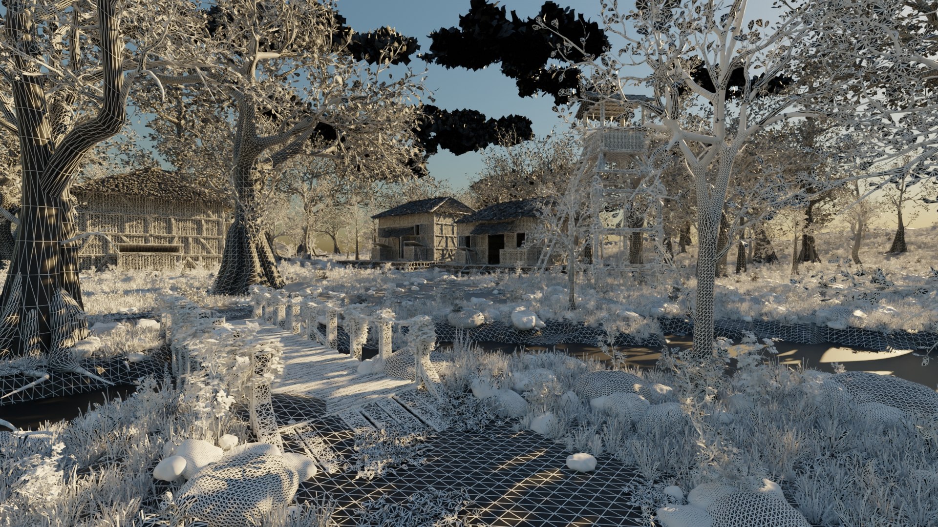 3D Medieval Small Scene Model - TurboSquid 1922416