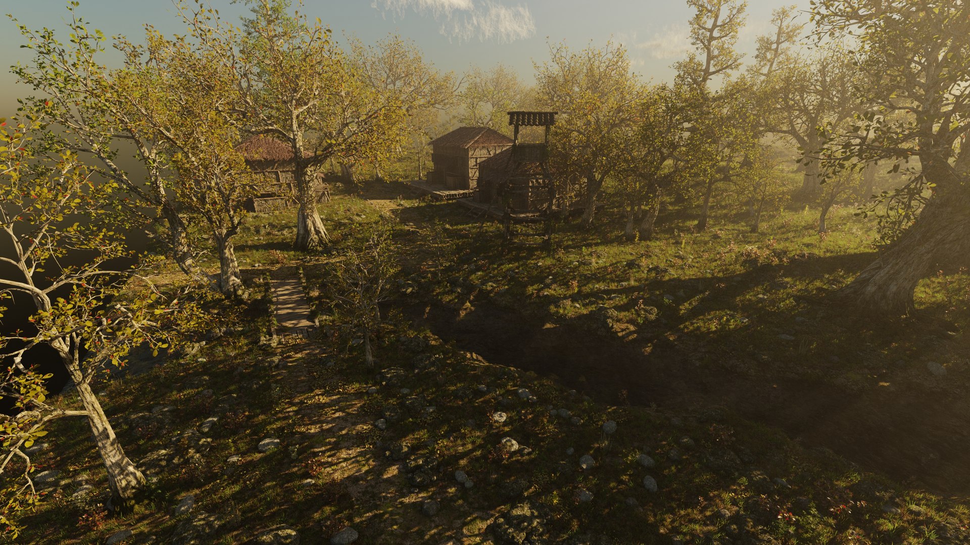 3D Medieval Small Scene Model - TurboSquid 1922416