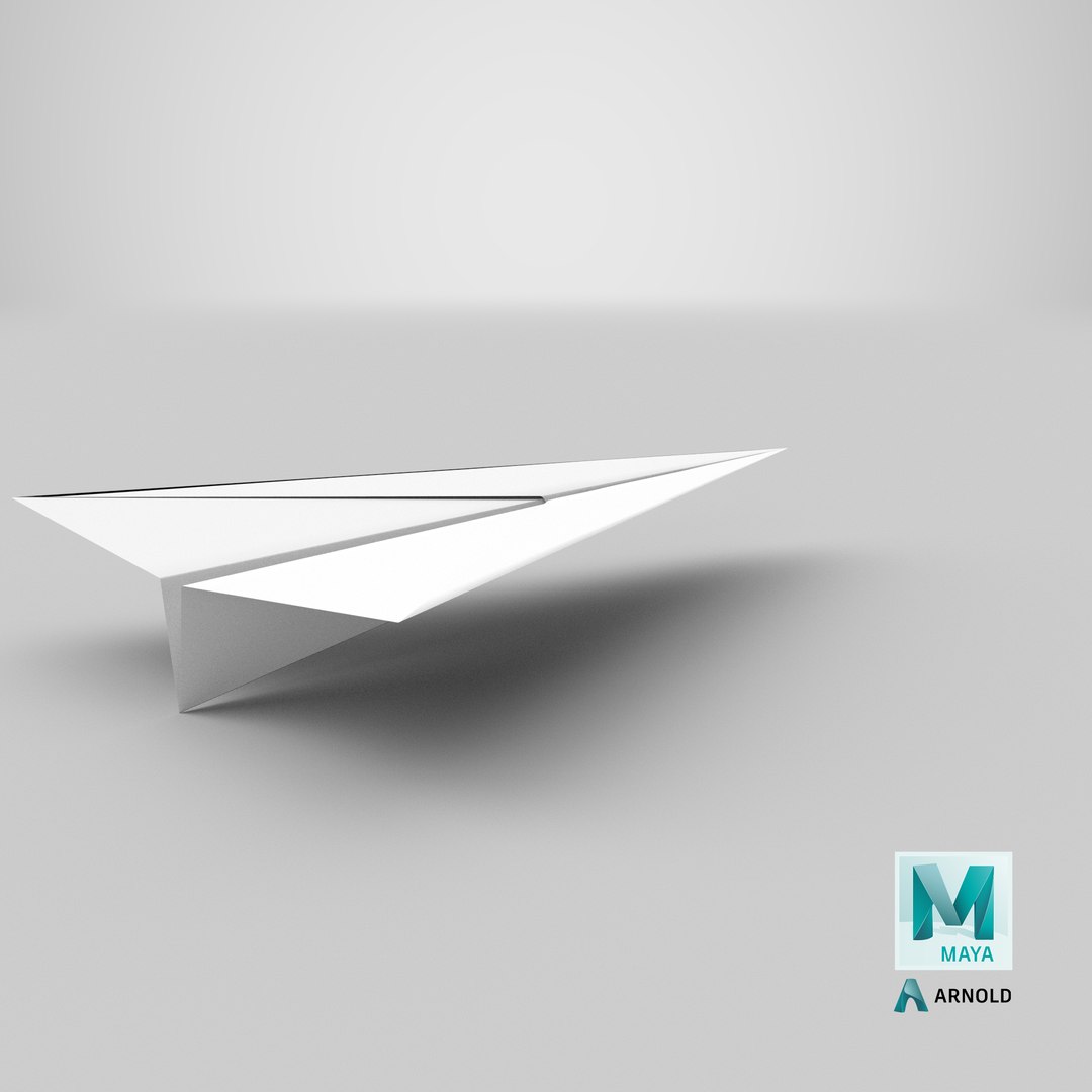 Paper Airplane 3D model - TurboSquid 1994311