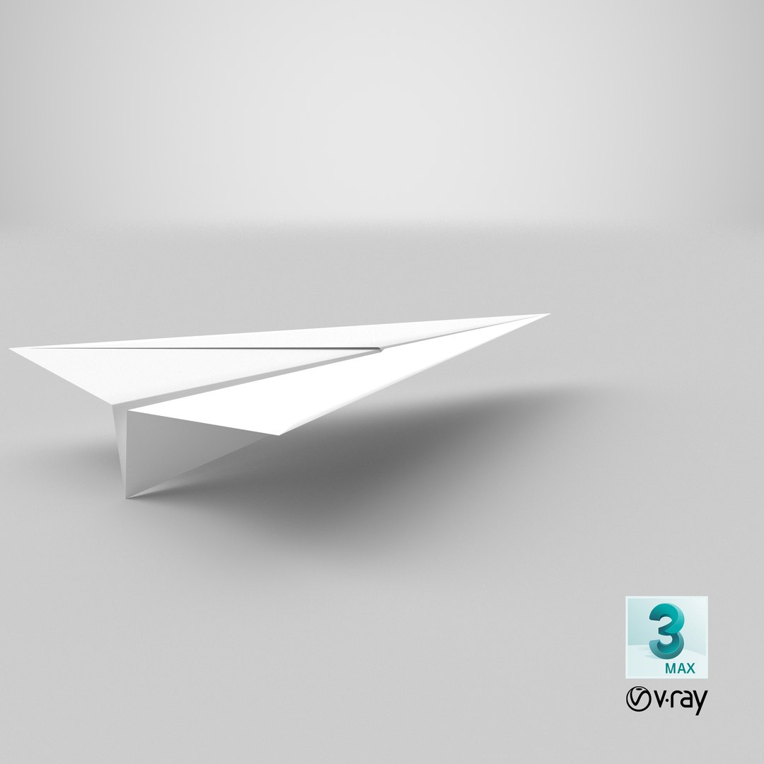 Paper Airplane 3D model - TurboSquid 1994311