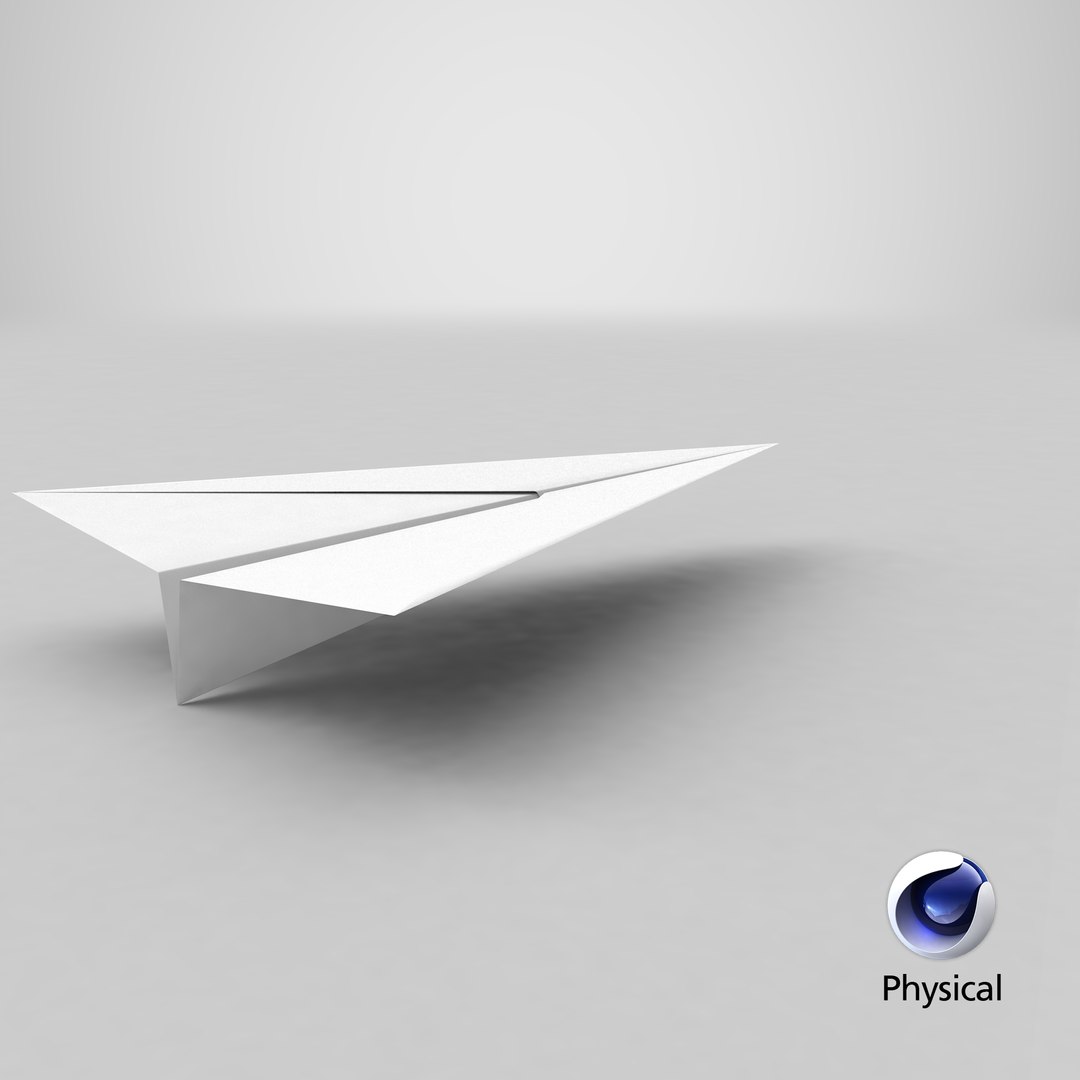 Paper Airplane 3D model - TurboSquid 1994311