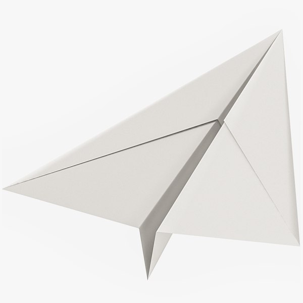 Paper Airplane 3D model - TurboSquid 1994311