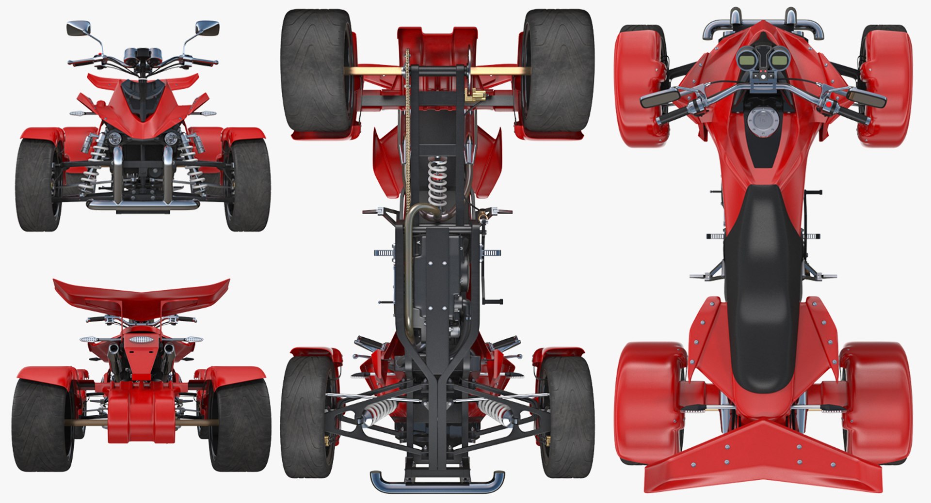 Atv wheelers 3D model - TurboSquid 1214500