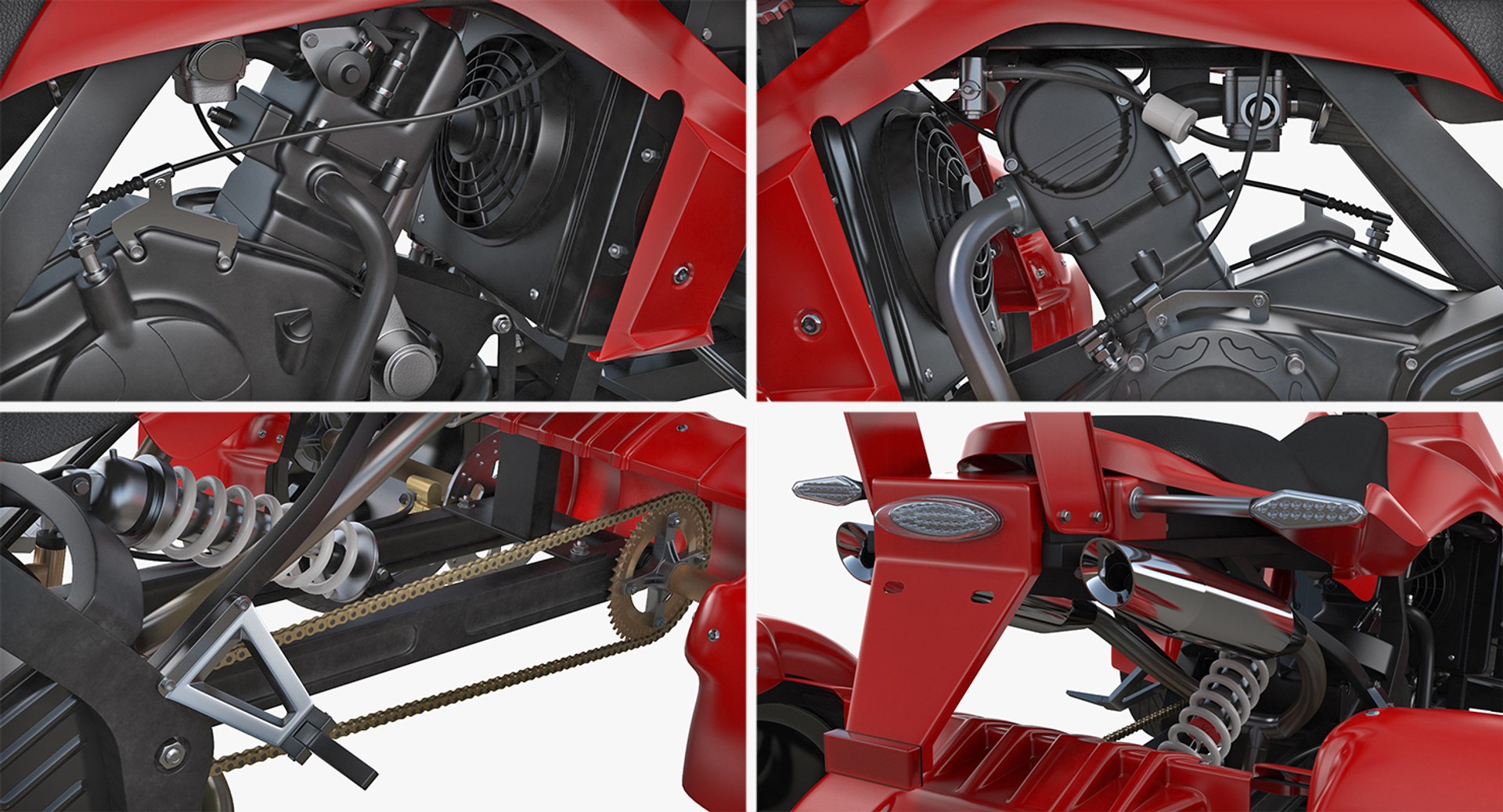 Atv wheelers 3D model - TurboSquid 1214500