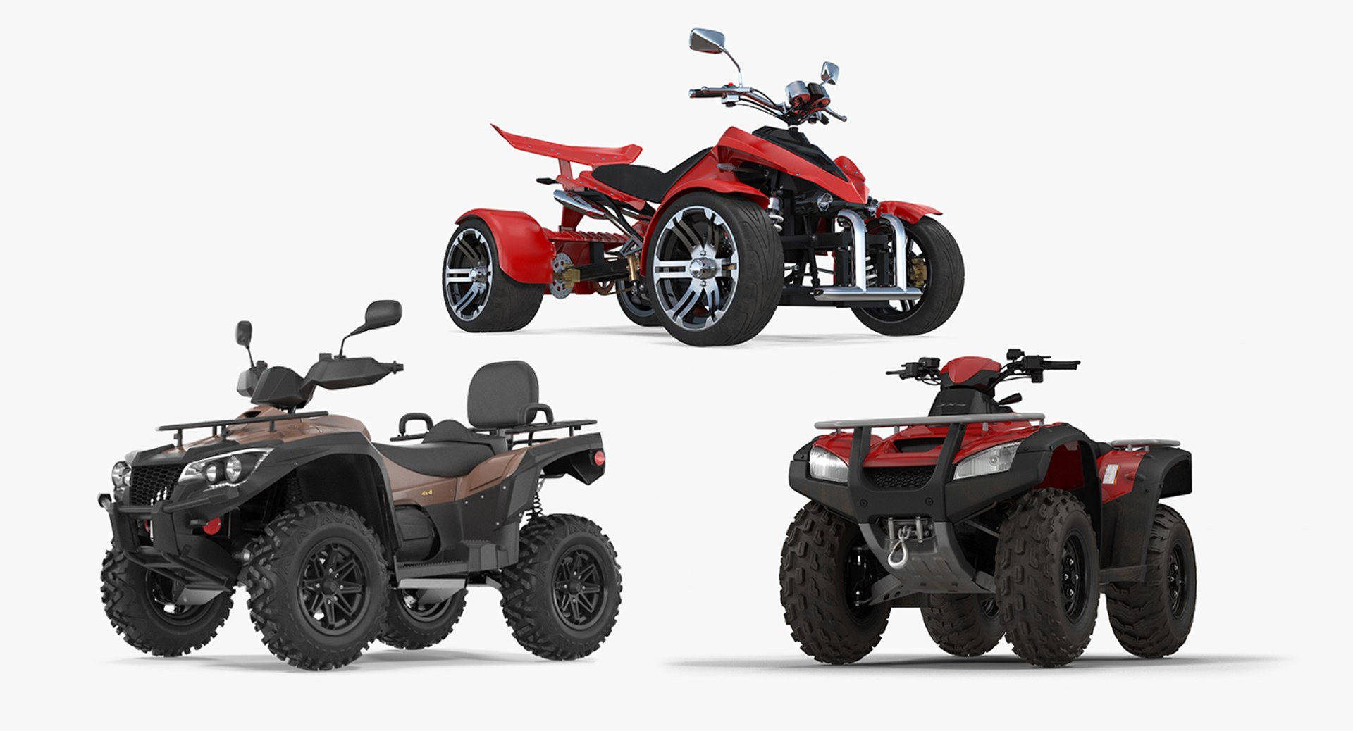 Atv wheelers 3D model - TurboSquid 1214500