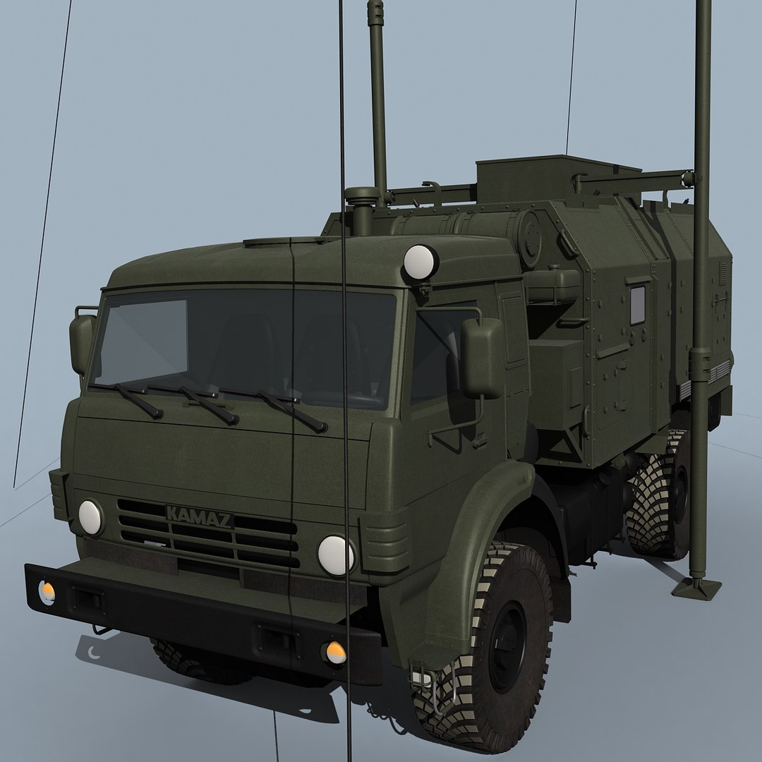 3d Model Russian Military Radio Station