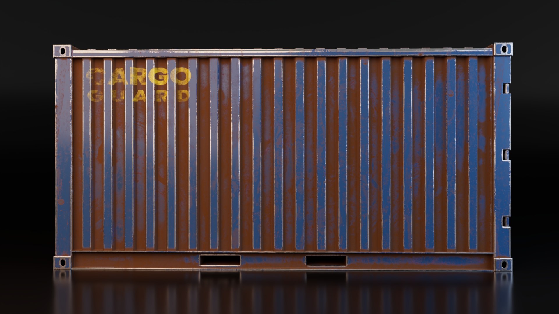 Rusted Container 3D Model - TurboSquid 2370179
