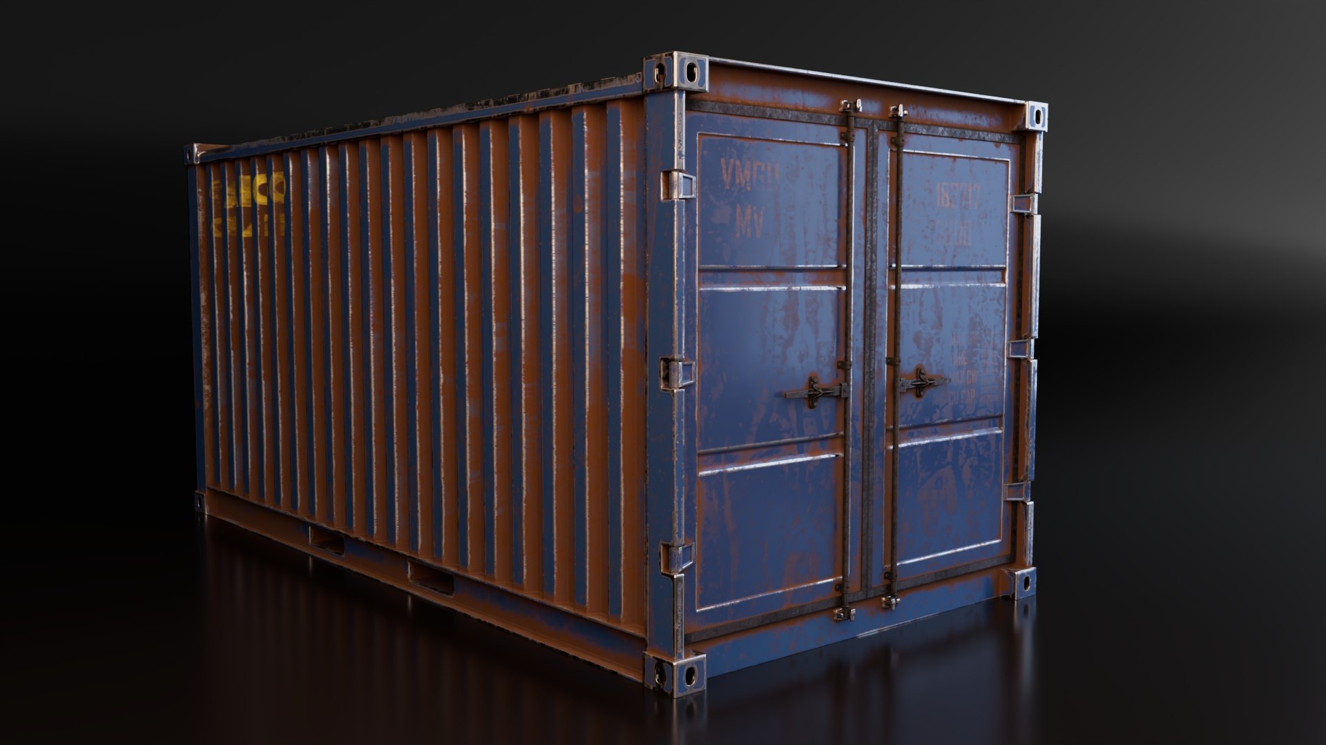 Rusted Container 3D Model - TurboSquid 2370179