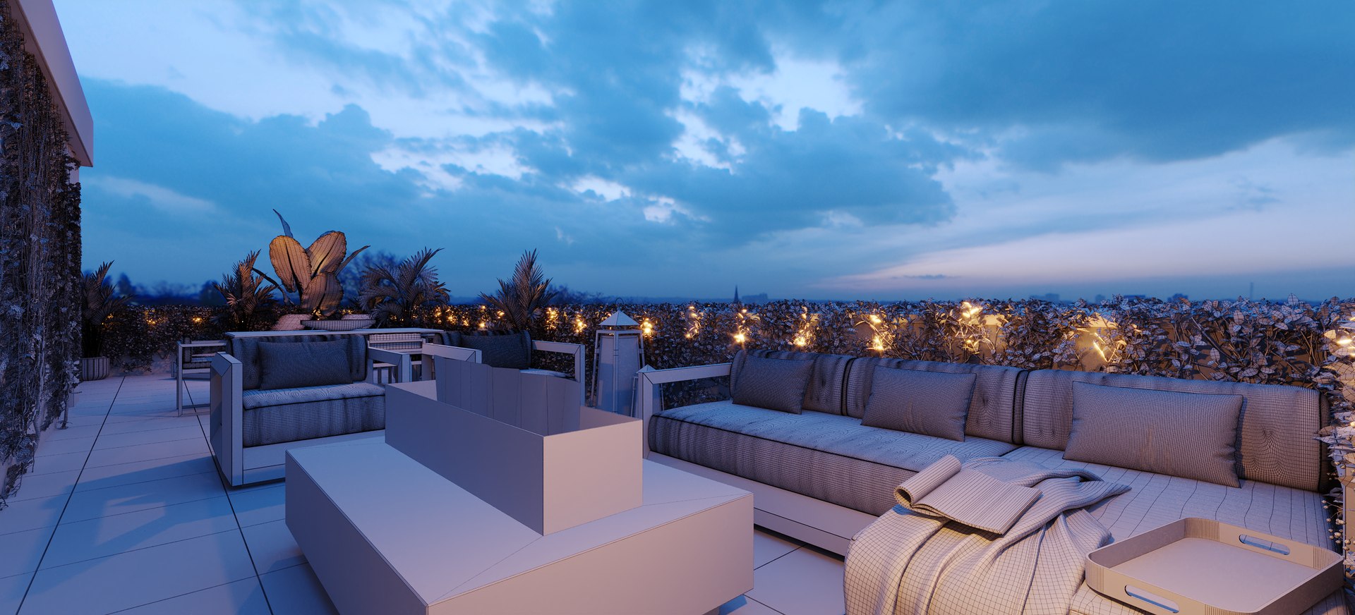 Luxury Terrace 3D model - TurboSquid 1875829