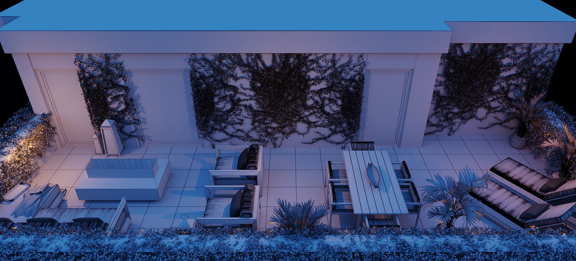 Luxury Terrace 3D model - TurboSquid 1875829