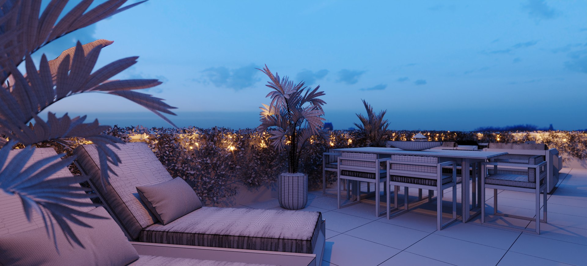 Luxury Terrace 3D model - TurboSquid 1875829