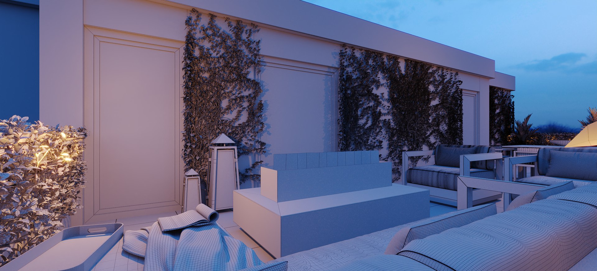 Luxury Terrace 3D model - TurboSquid 1875829