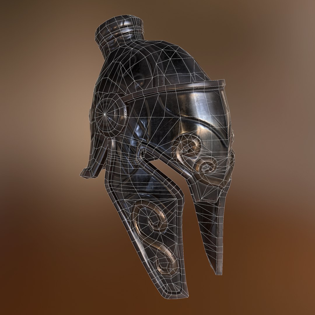 3D knight helmet model - TurboSquid 1447445