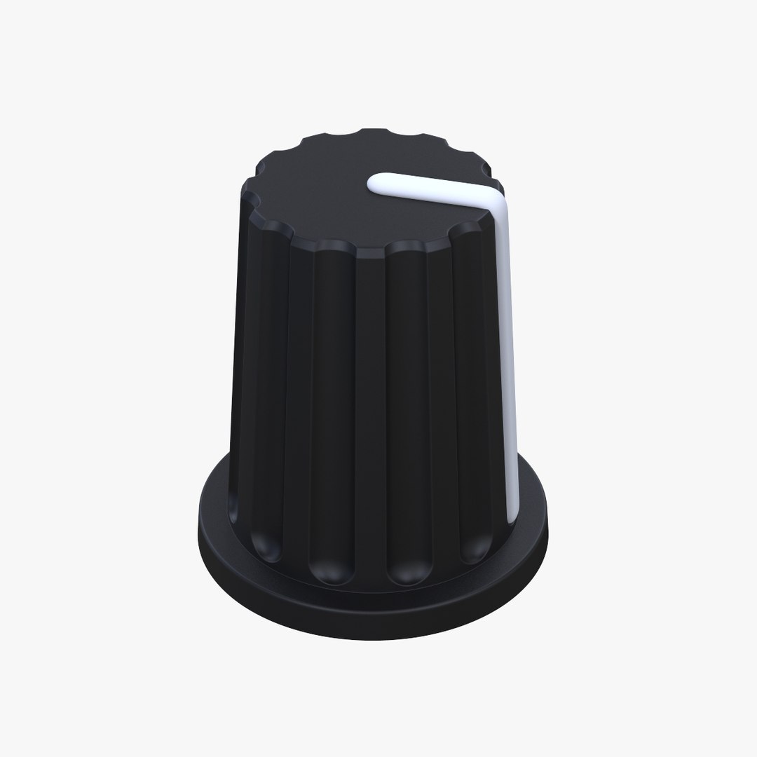 3D Knob Cap Button V4 - TurboSquid 1241806