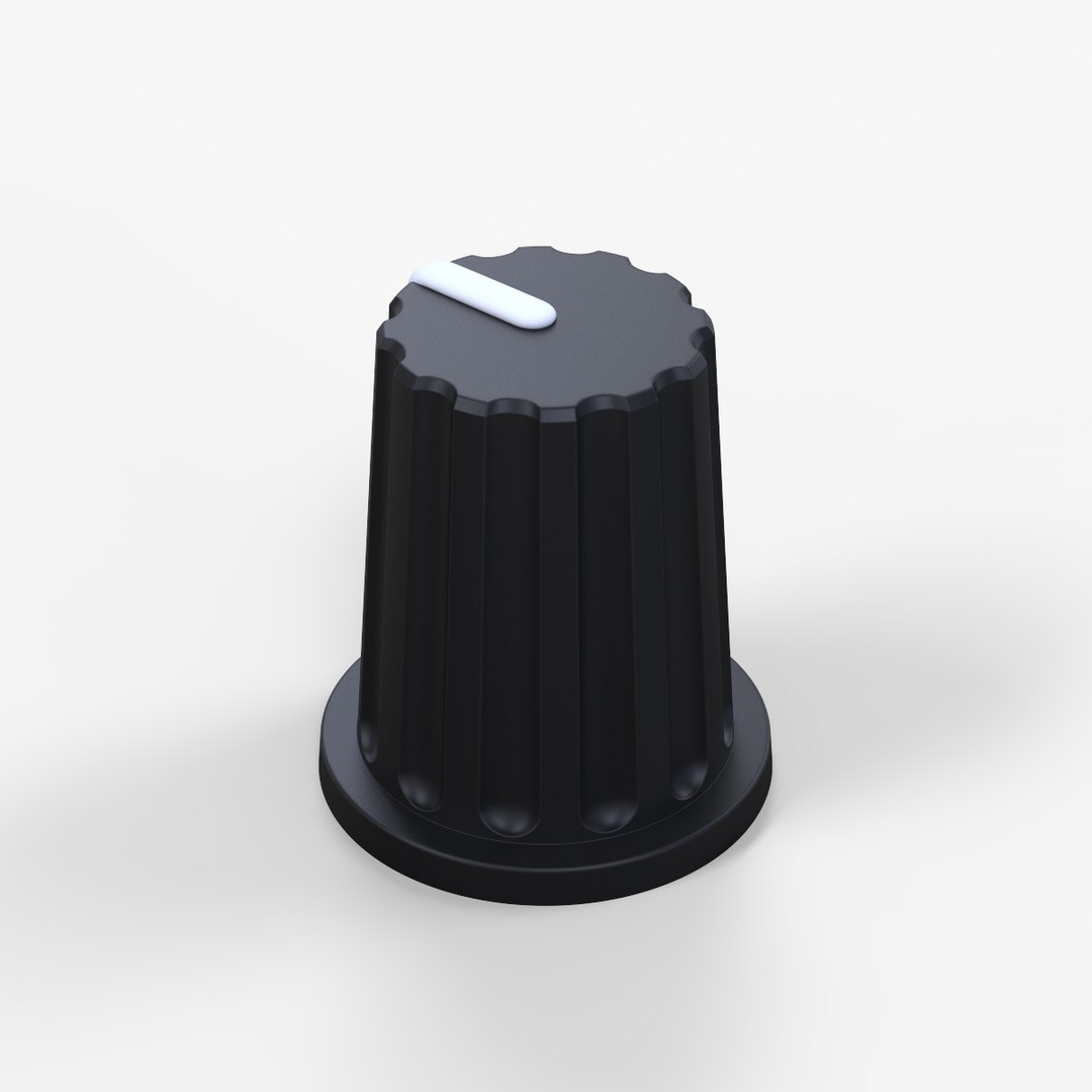 3D Knob Cap Button V4 - TurboSquid 1241806