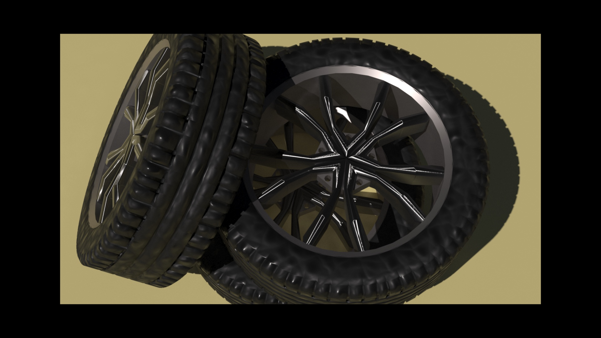 Car sports wheel 3D model - TurboSquid 1688214