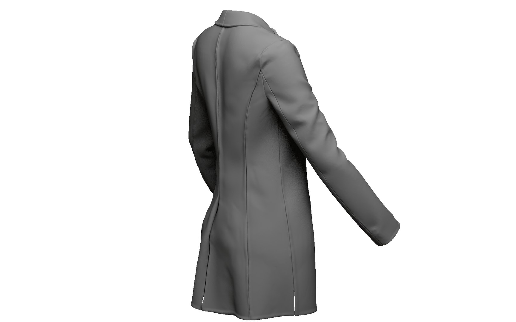 Female Coat Cloth Animation 3D Model - TurboSquid 1583973