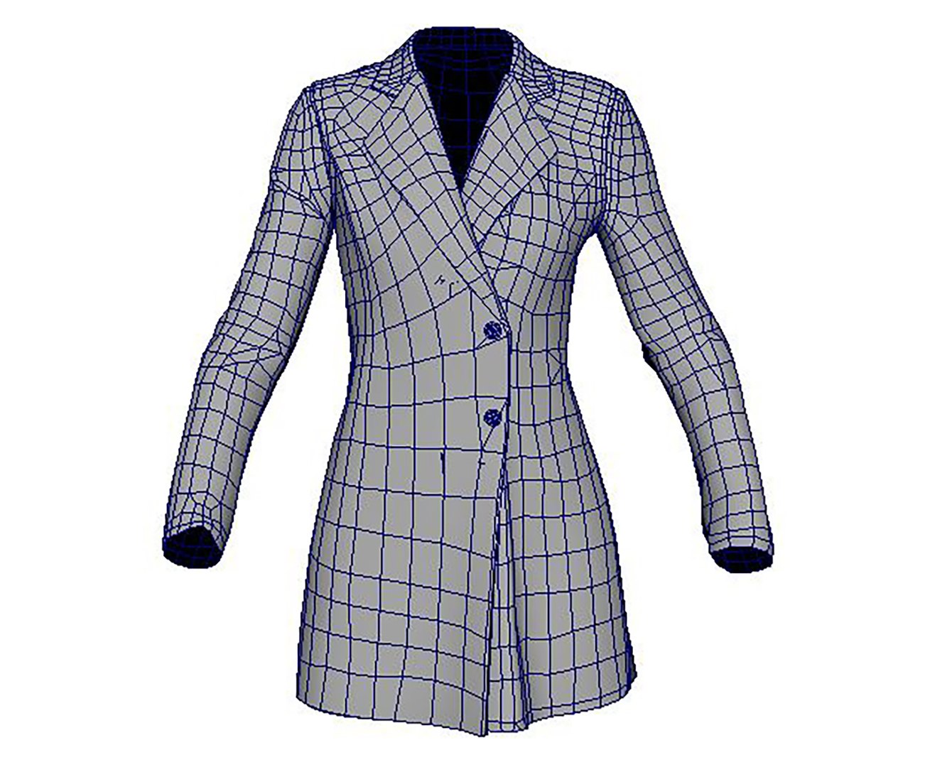 Female Coat Cloth Animation 3D Model - TurboSquid 1583973