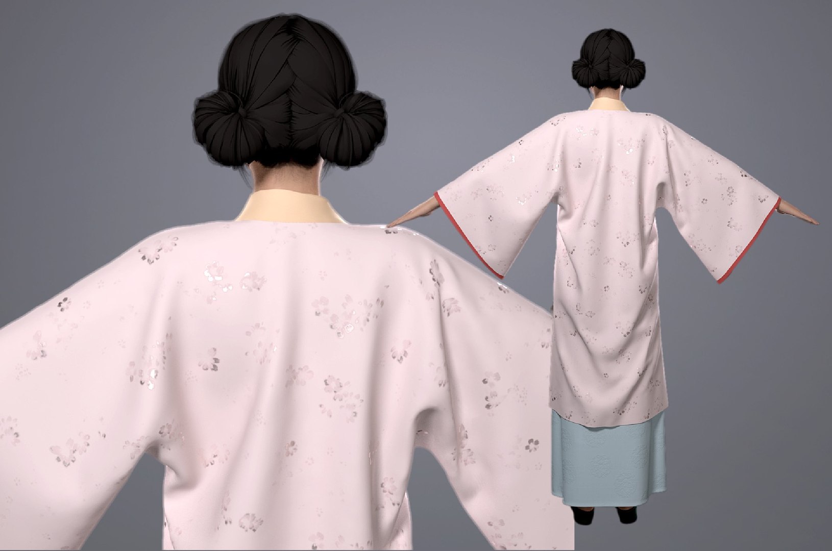 3D Ancient Chinese Hanfu Girl - TurboSquid 2202691