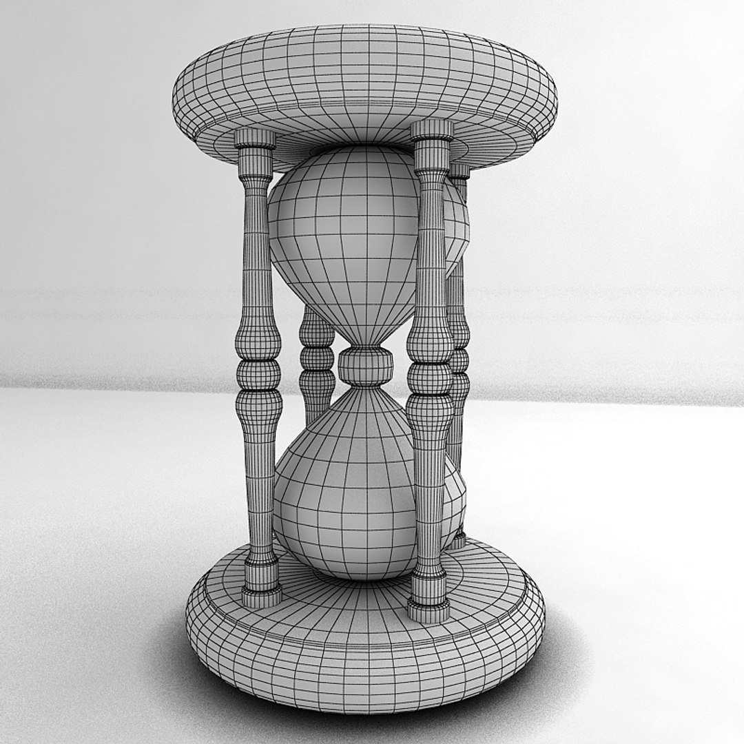 Hourglass Glass Hour 3d Max
