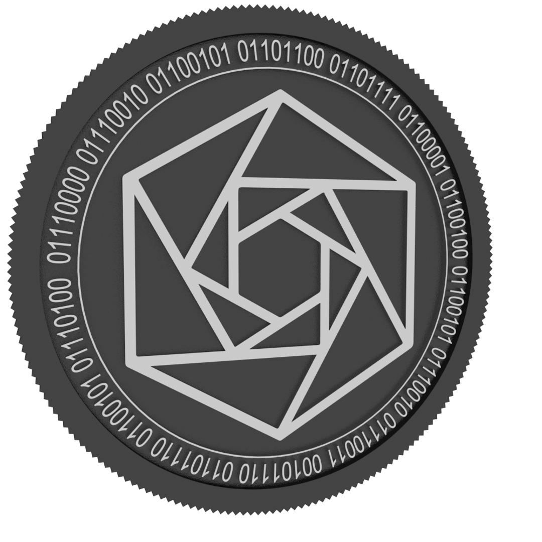 Constellation Black Coin 3D Model - TurboSquid 1495069