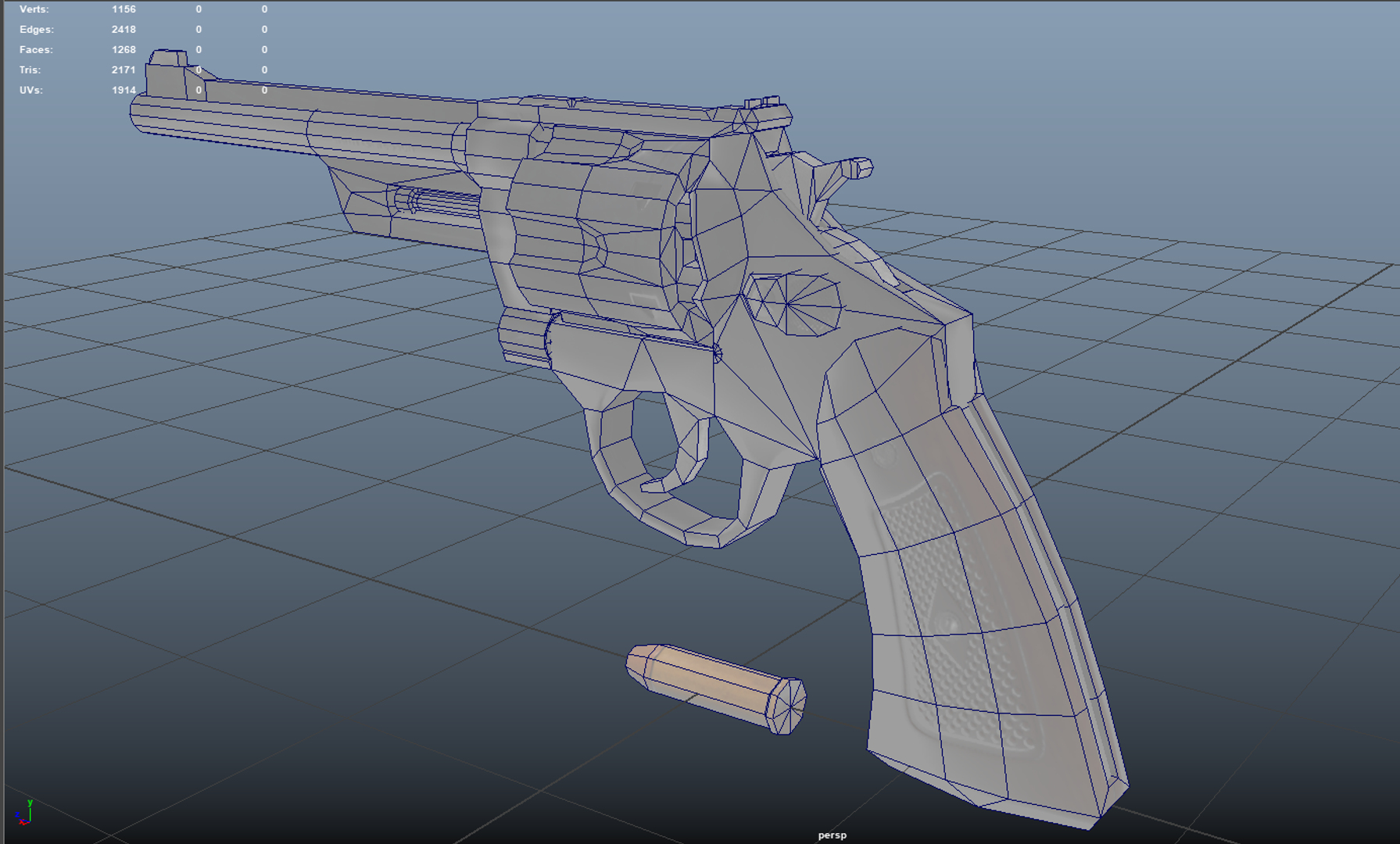 modelo 3d Revólver S&W - TurboSquid 1226872