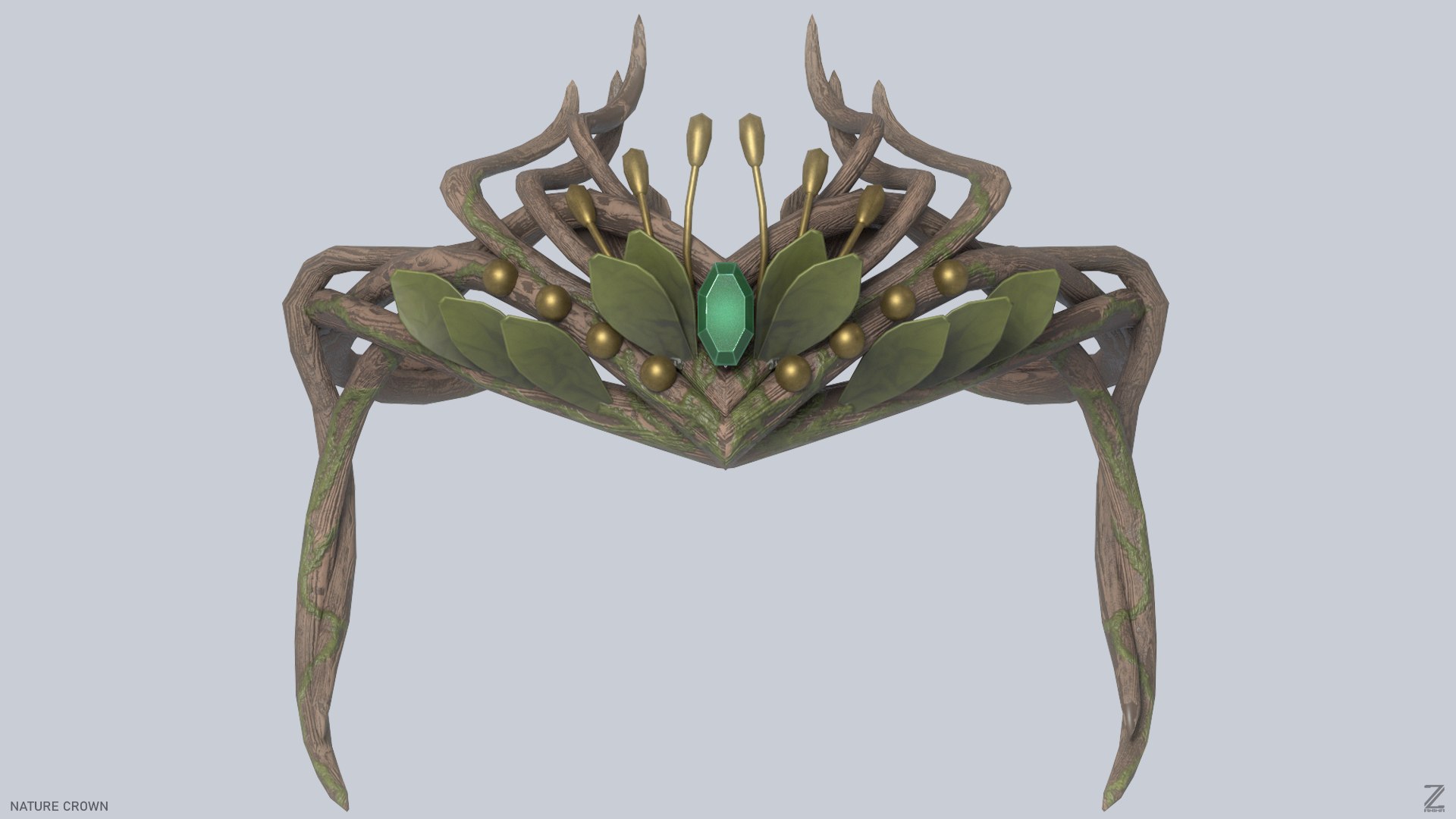 3D Nature Crown - TurboSquid 2390966