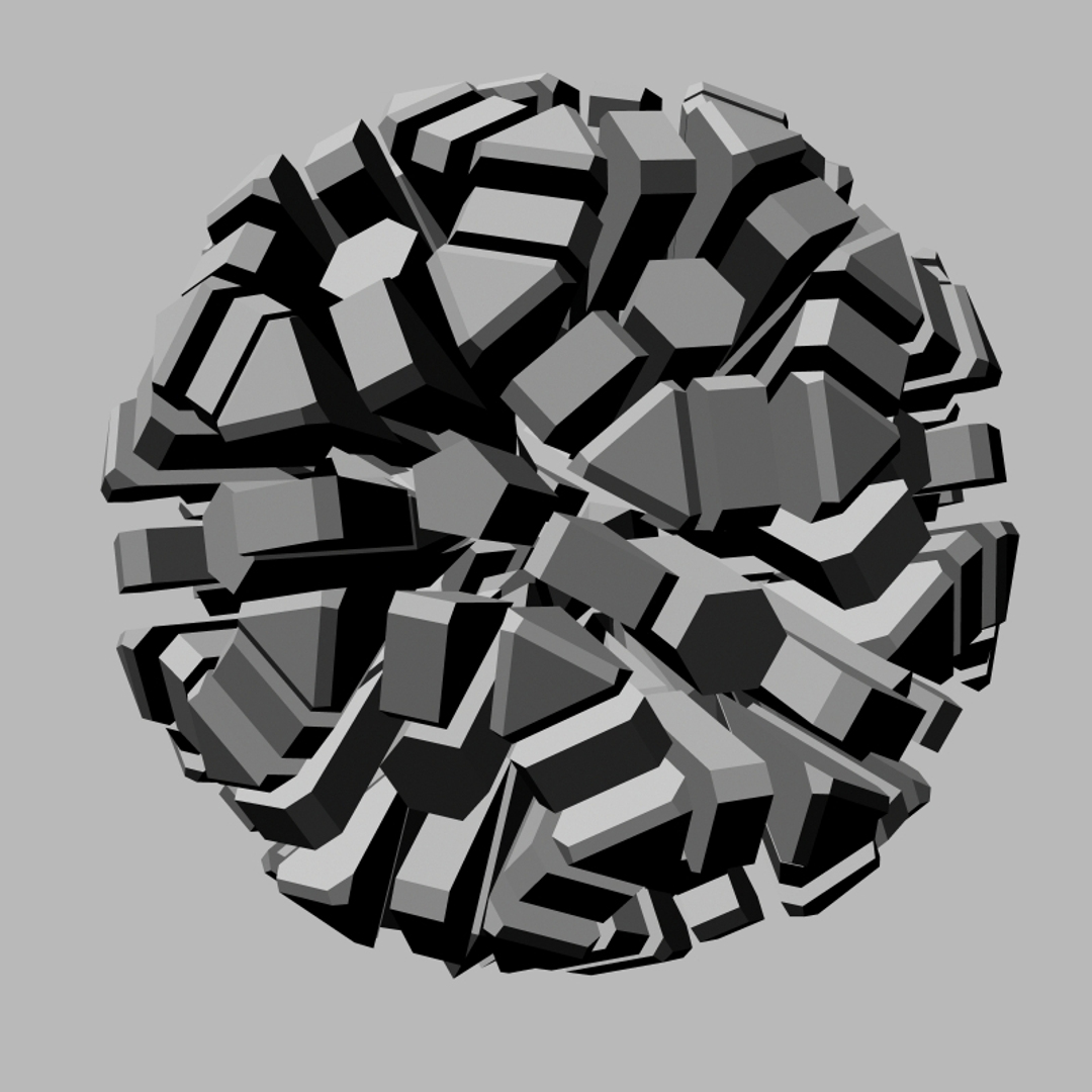 Voronoi Tessellation Abstract C4d