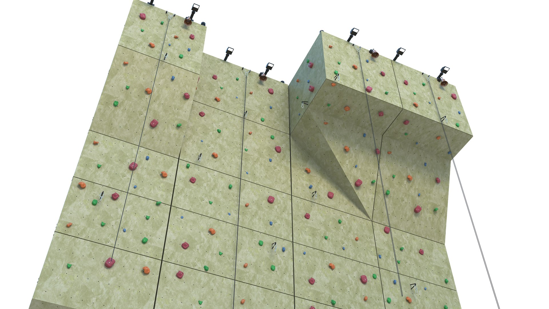 Climbing Wall 2 3D Model - TurboSquid 1820285