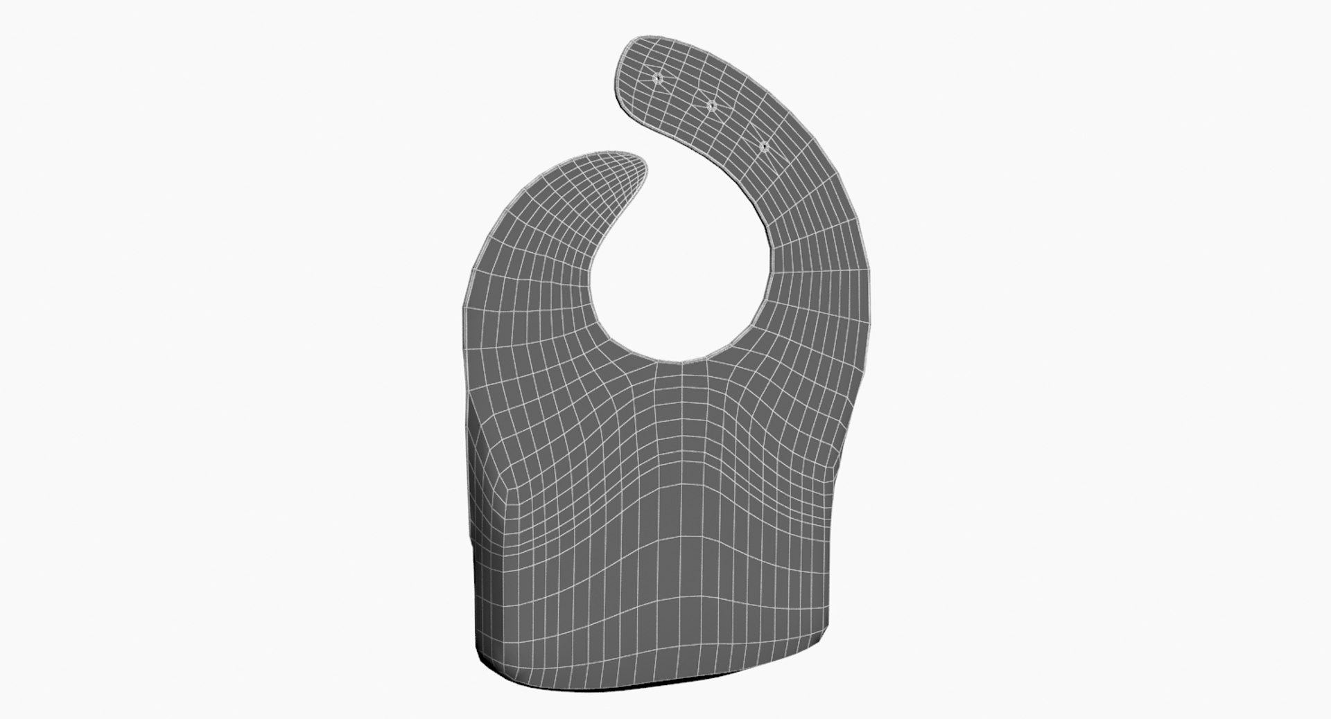 Silicone Bib 3D Model - TurboSquid 1377563