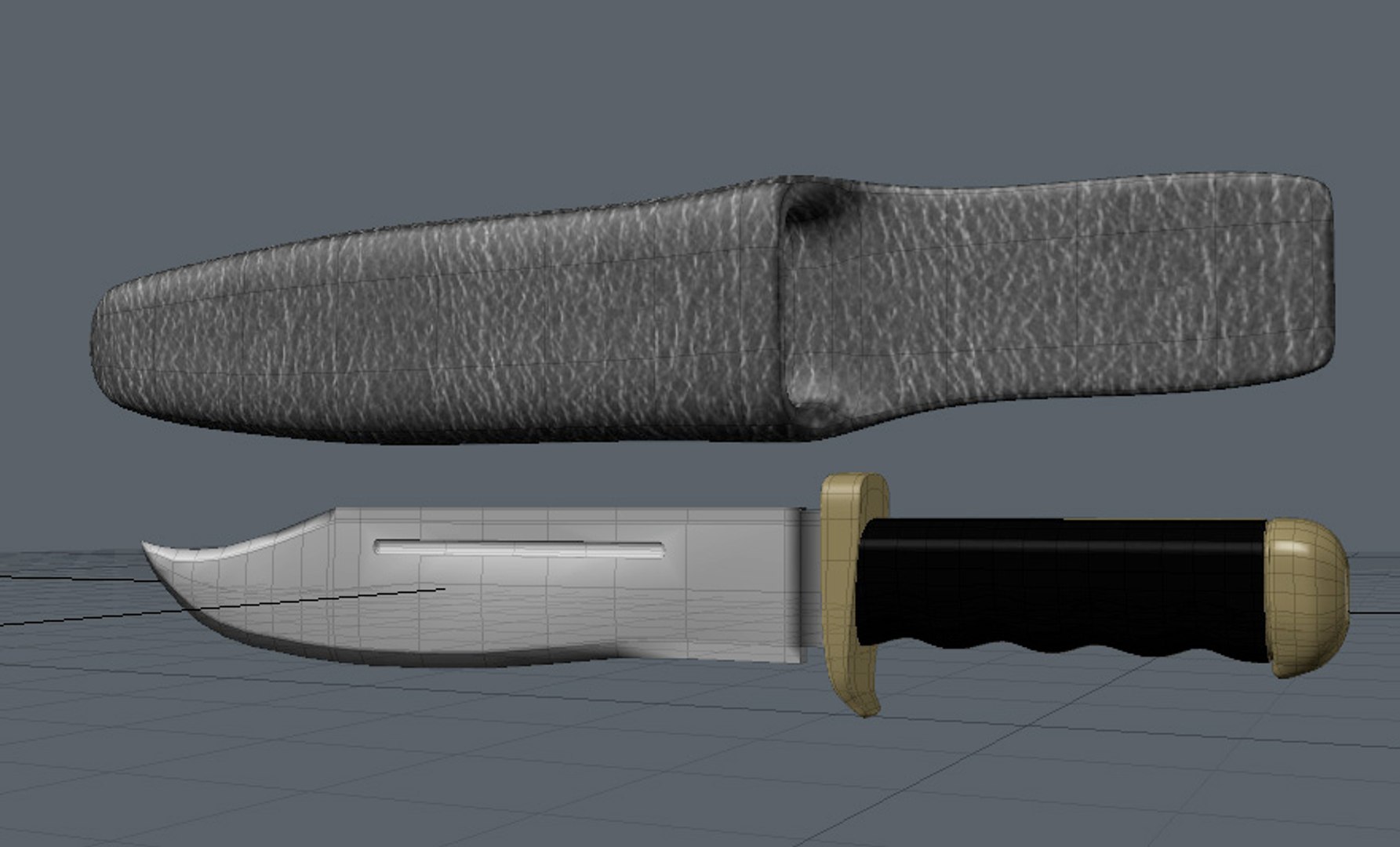 Knife Sheath 3d Model