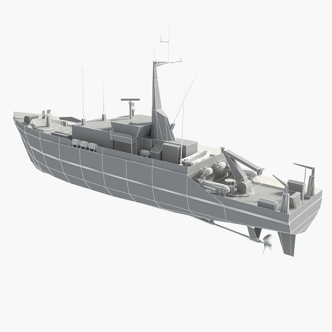 countermeasures ship 3d 3ds