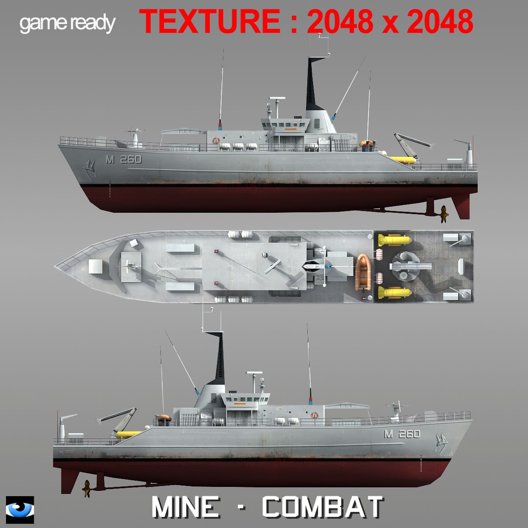 countermeasures ship 3d 3ds