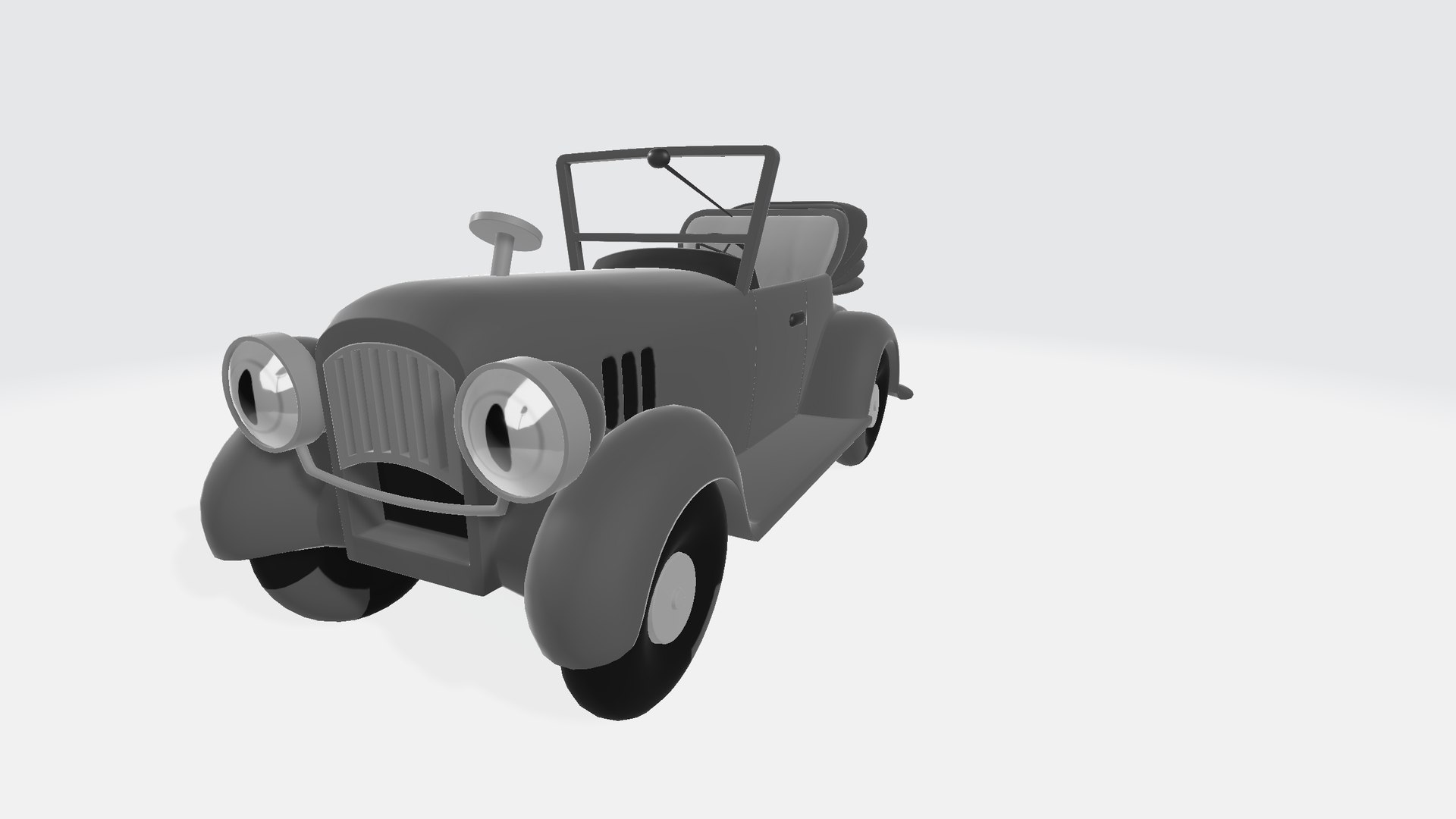 Car Character Vintage 3D Model - TurboSquid 2317865