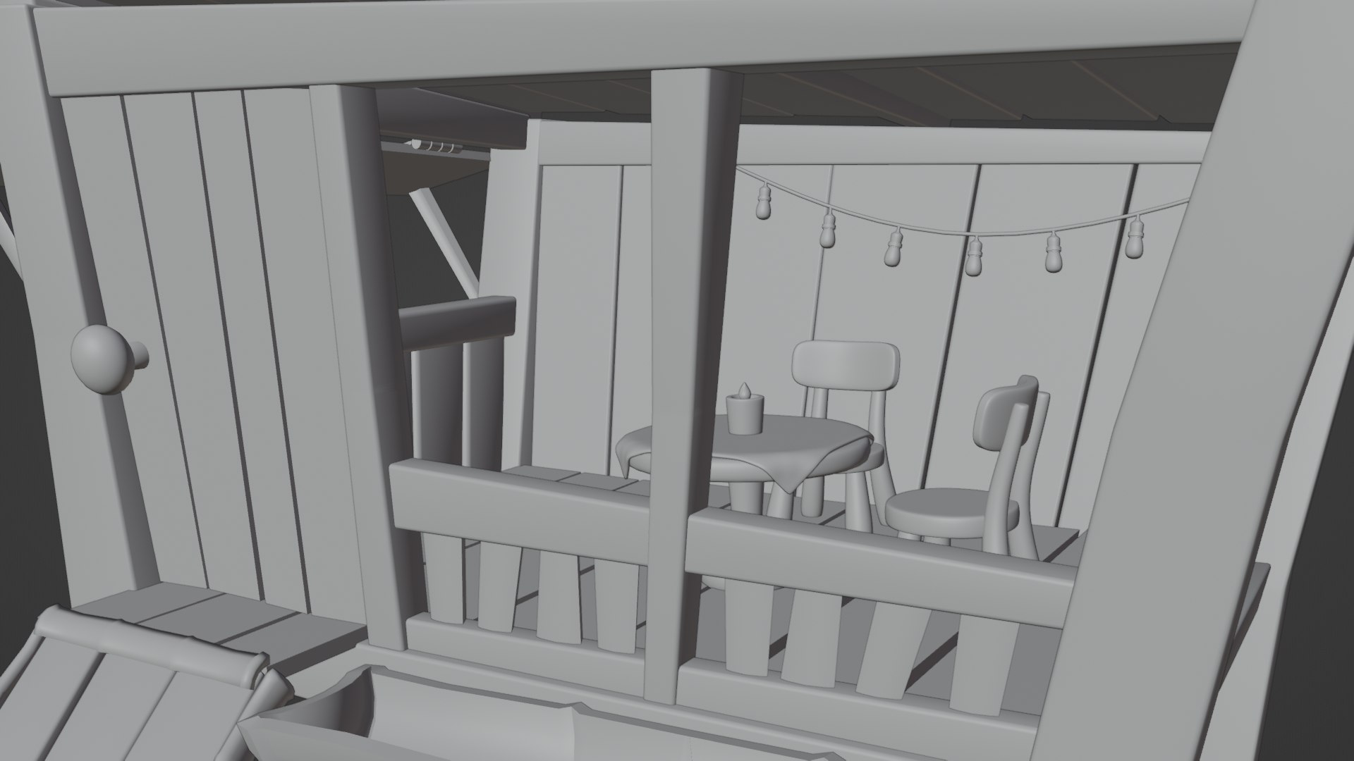 3D Treehouse Set 3D Model - TurboSquid 2311360