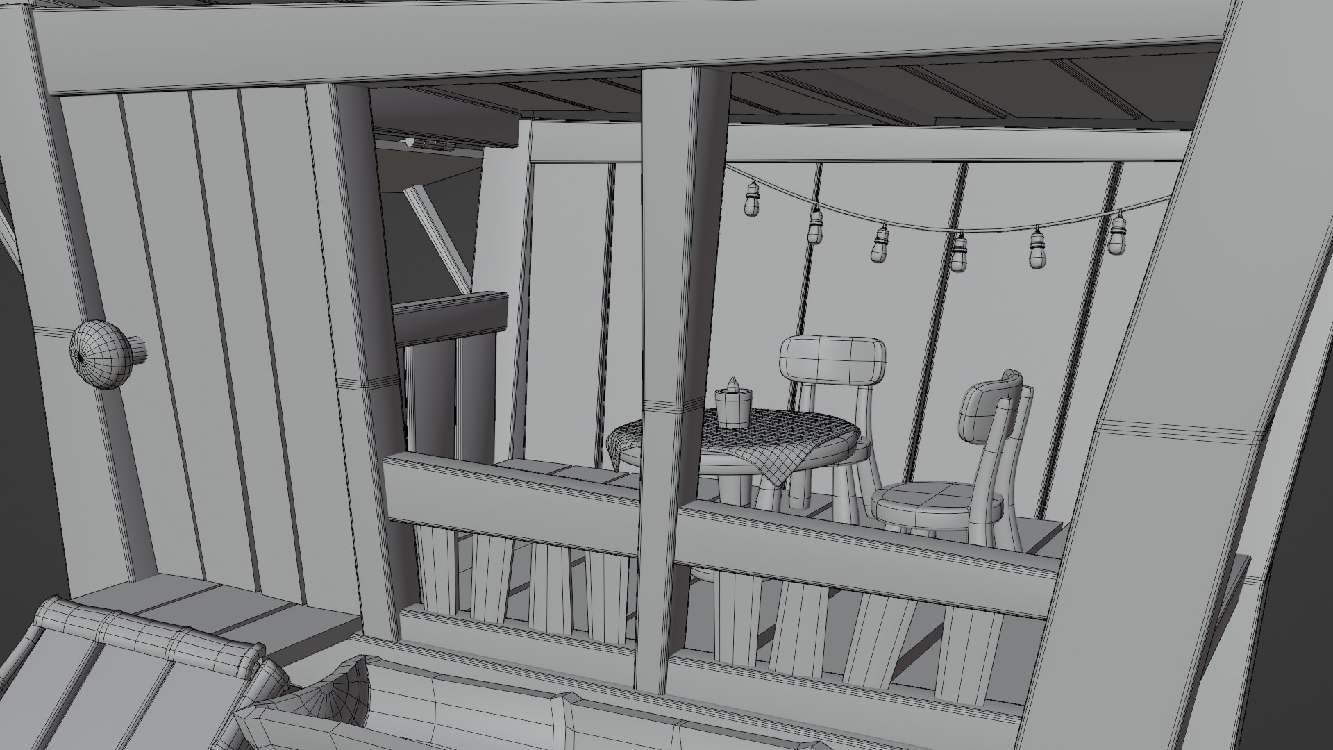 3D Treehouse Set 3D Model - TurboSquid 2311360