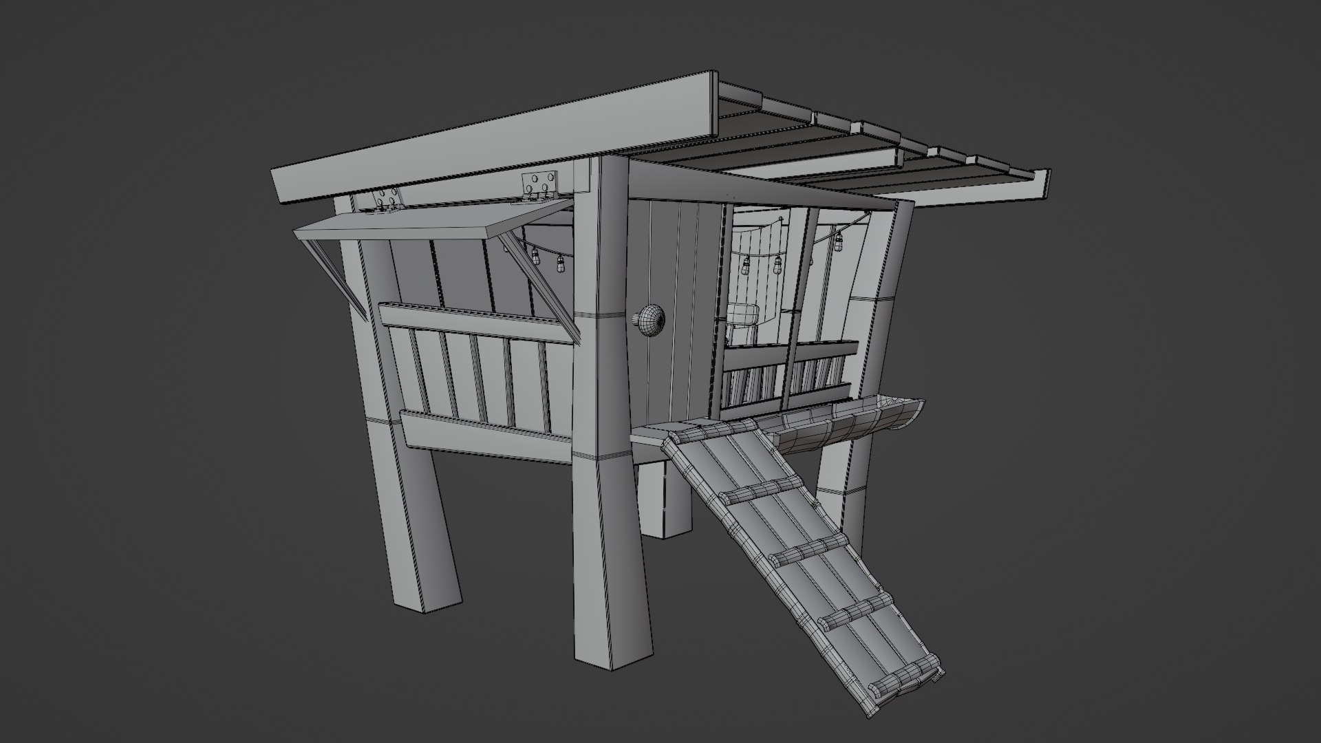 3D Treehouse Set 3D Model - TurboSquid 2311360