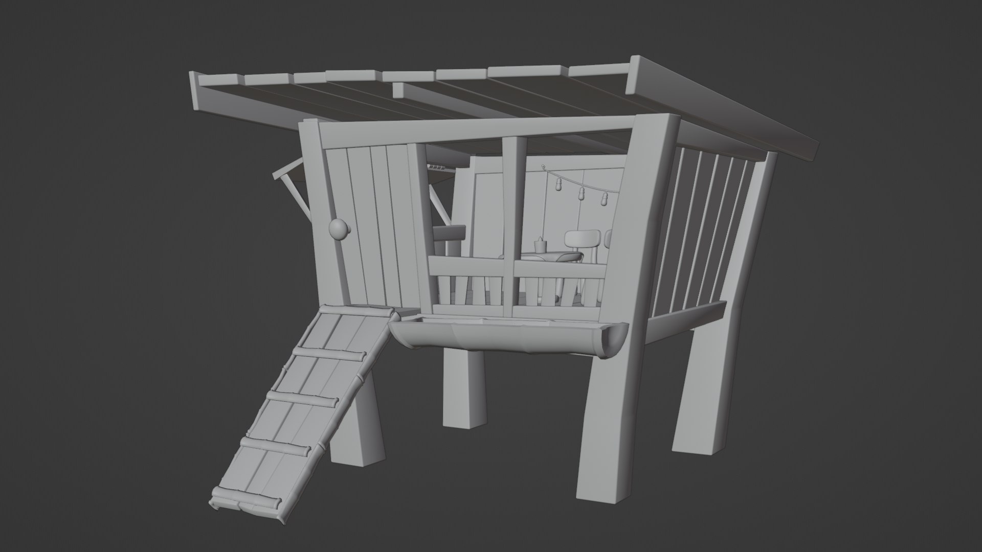 3D Treehouse Set 3D Model - TurboSquid 2311360