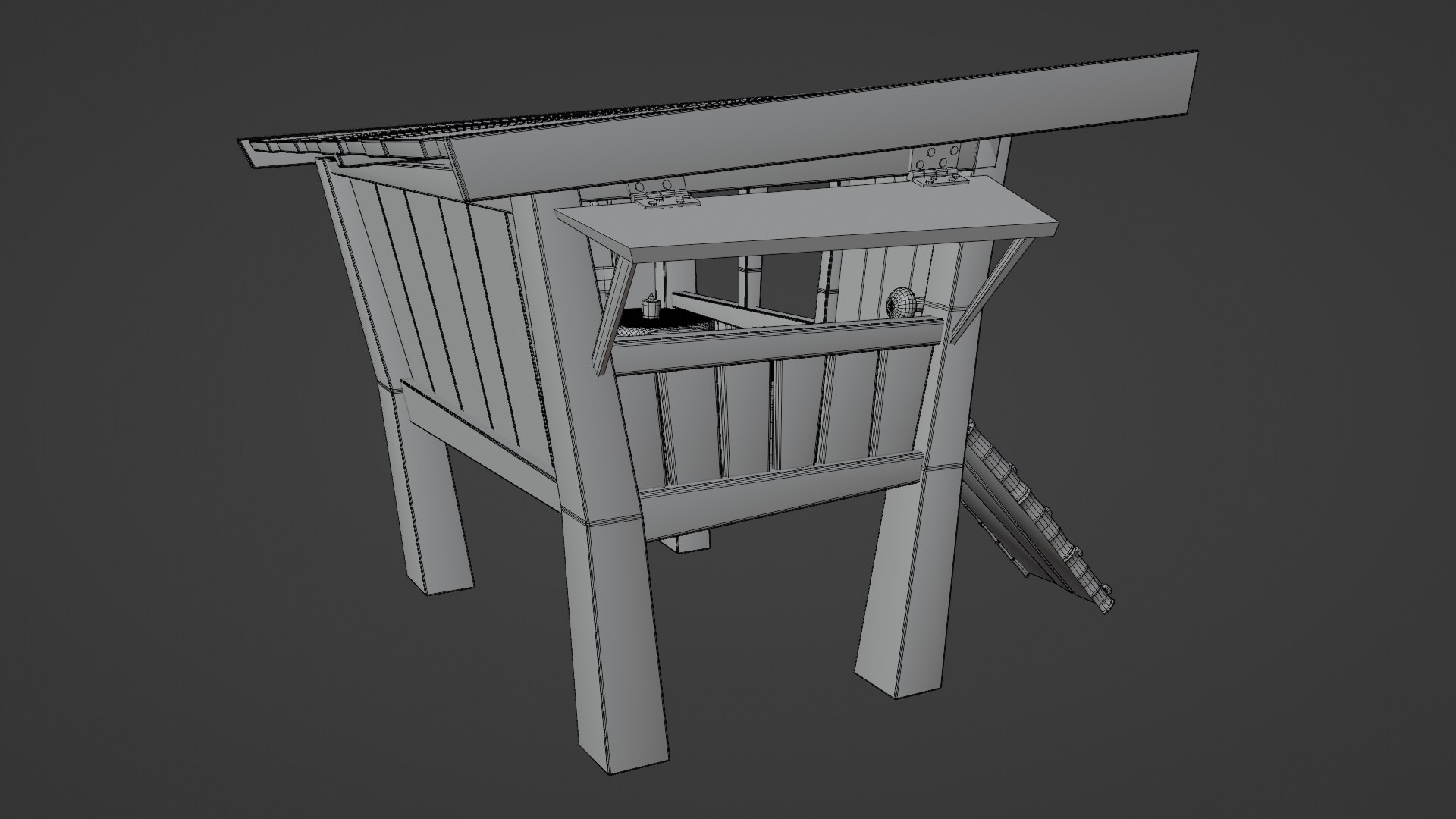 3D Treehouse Set 3D Model - TurboSquid 2311360