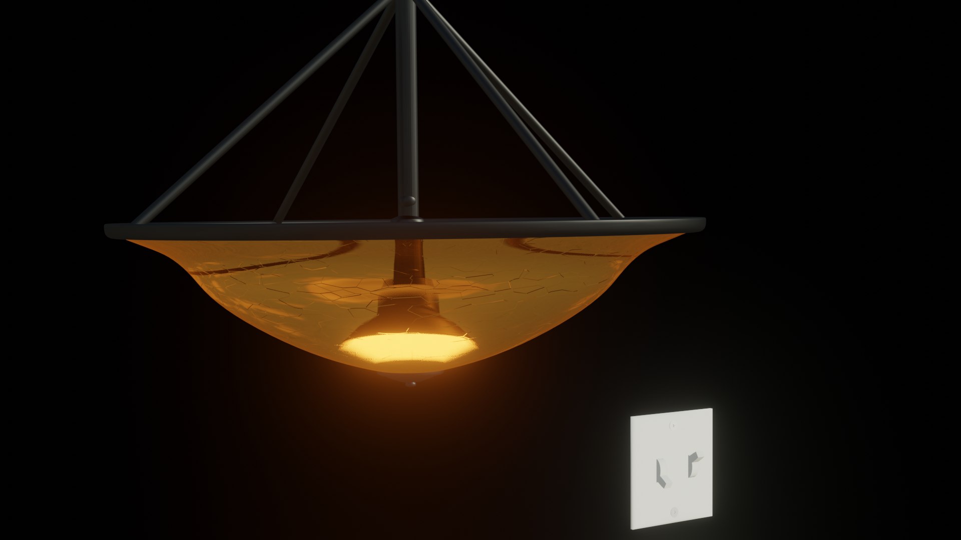 Light switch with lamp 3D - TurboSquid 2182274
