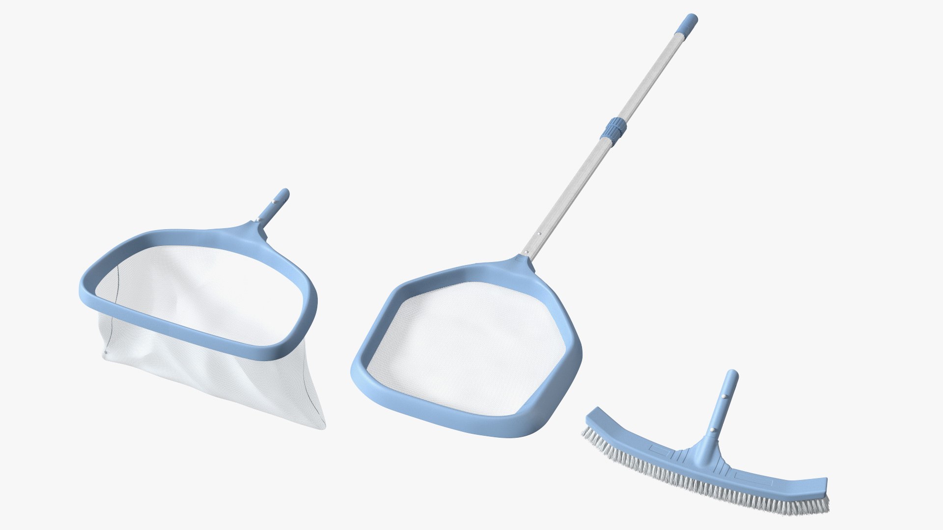 Pool Cleaning Set 3D model - TurboSquid 1964728