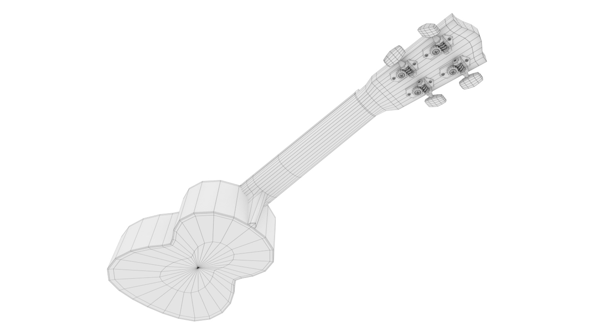 3D Ukulele Blender V-multi - TurboSquid 1444122